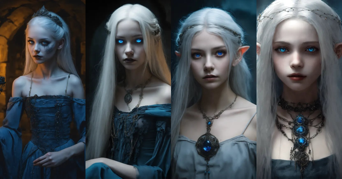 Lexica - Body portrait, twelve year old childish female goth ...