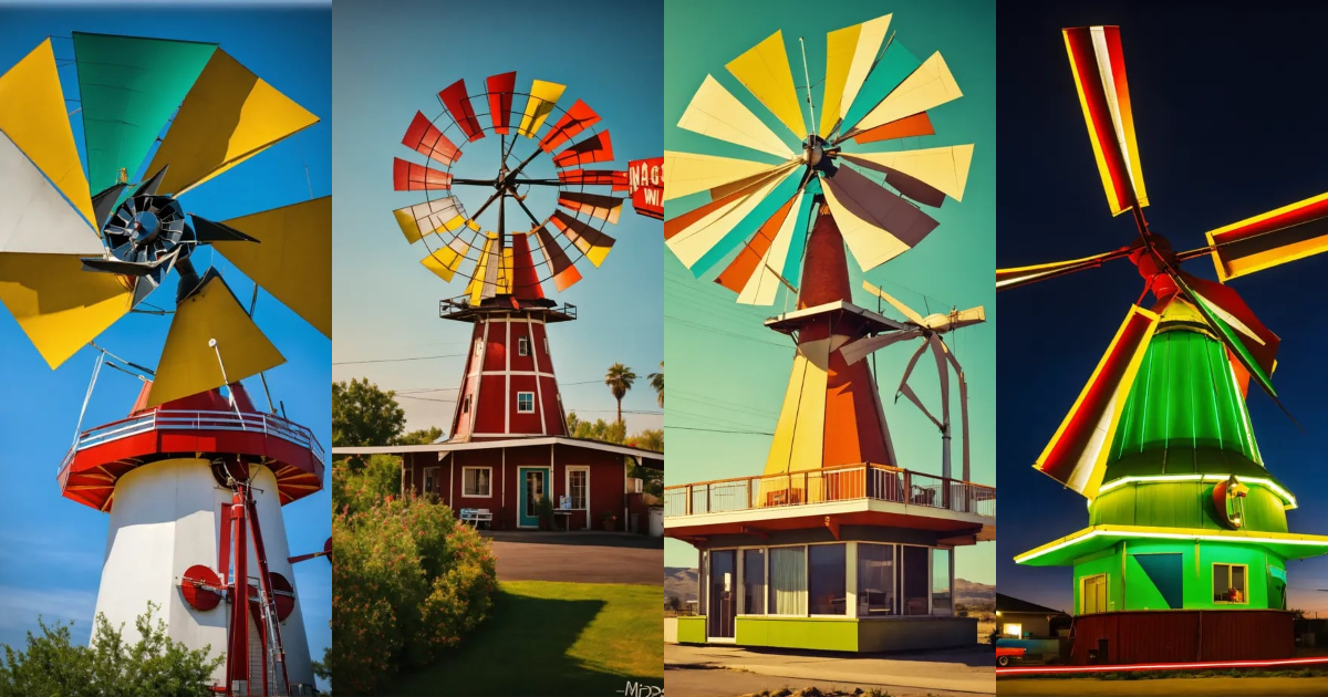 Lexica - Googie style windmill