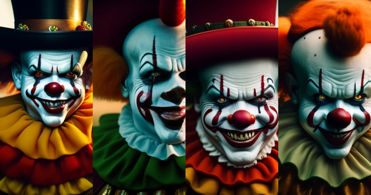 Lexica - Clown, pennywise, payaso it movie, realismo, realista, 4k, hq ...