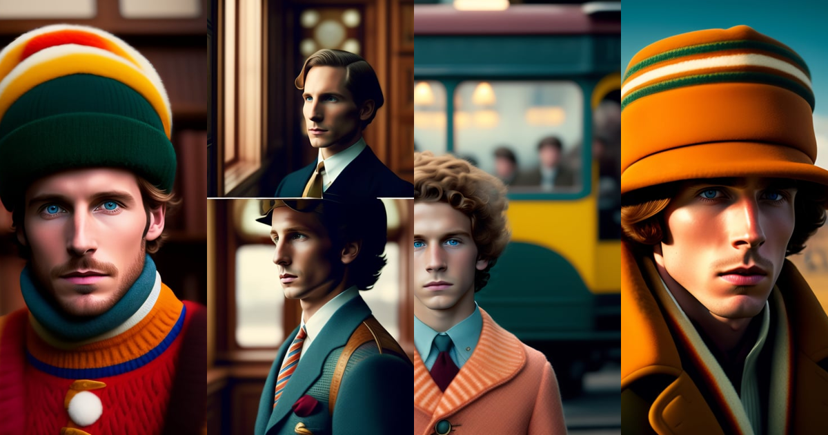 Lexica - Luke skylwaker in the syle of the wes anderson movie