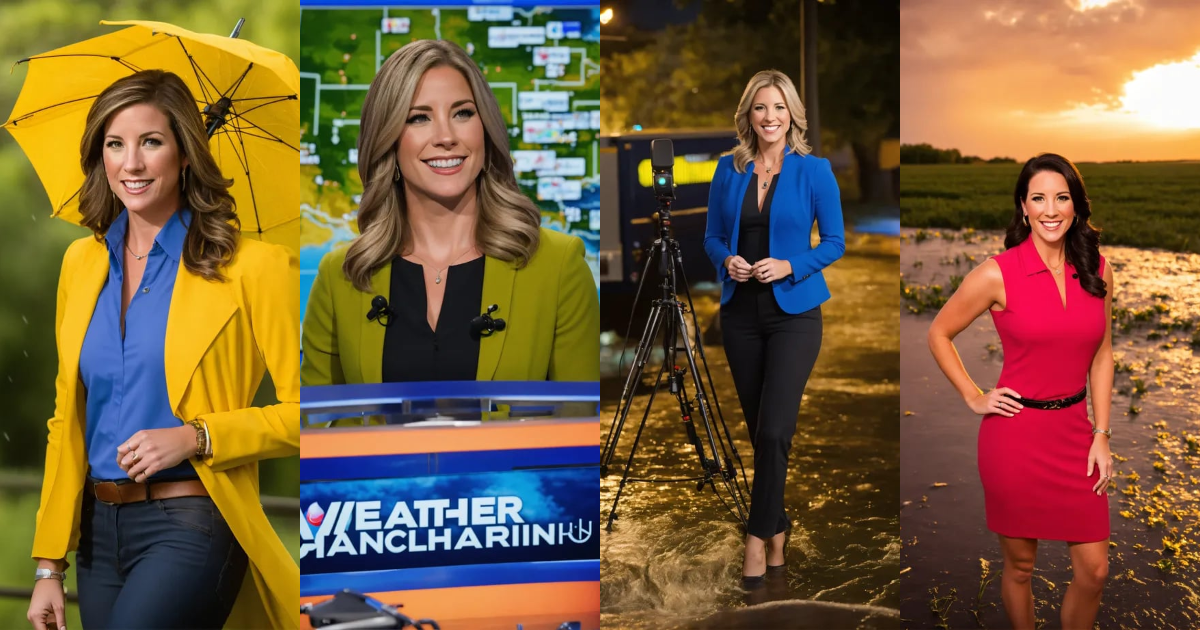 Lexica - Jen Carfagno of Weather Channel reporting the weather