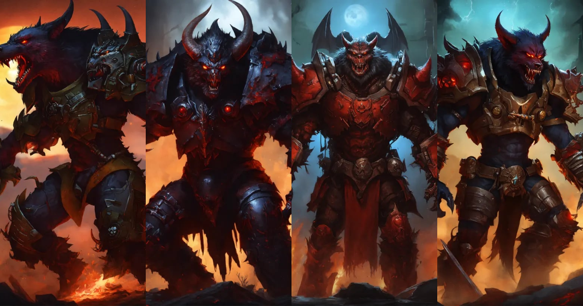 Lexica - Volkrikk Durran, Werewolf, monstrous, demonic, space pirate ...