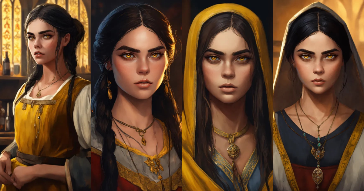 Lexica - Portrait of cara delevigne, medieval peasant woman, medieval ...