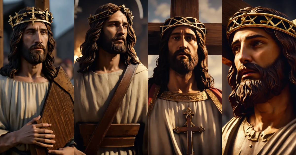 Lexica - Unreal Engine 8k traditional Catholic Portrait of Jesus Christ ...