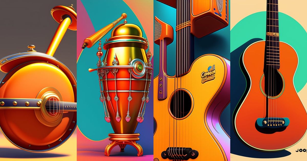 Lexica - A study of cell shaded cartoon of conga, a cuban salsa ...