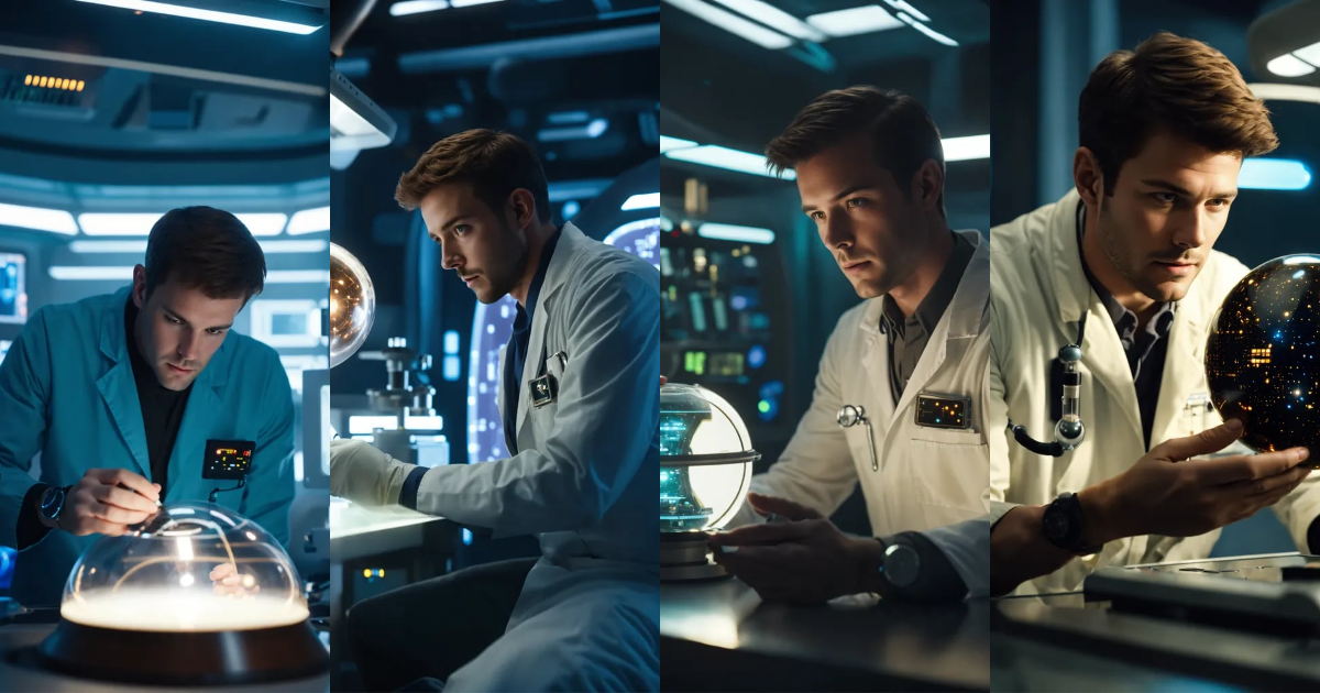 Lexica - White male clean cut Starfleet Doctor with brown hair in a ...
