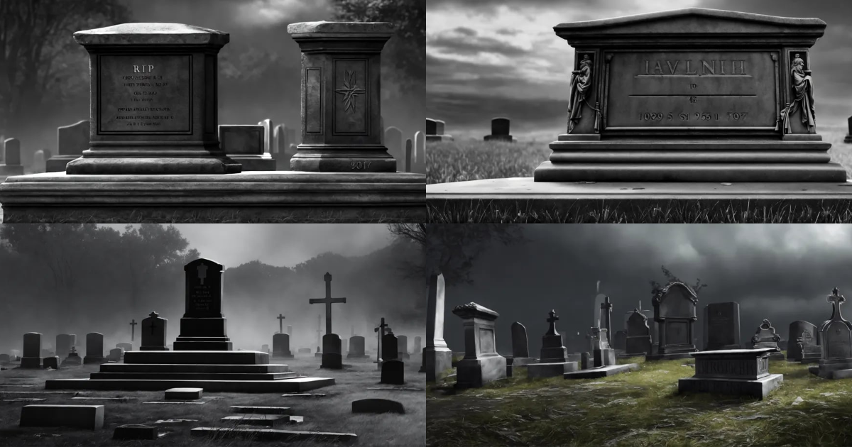 Lexica - RIP Gravestone in Tidor Era, photo realistic, greyscale