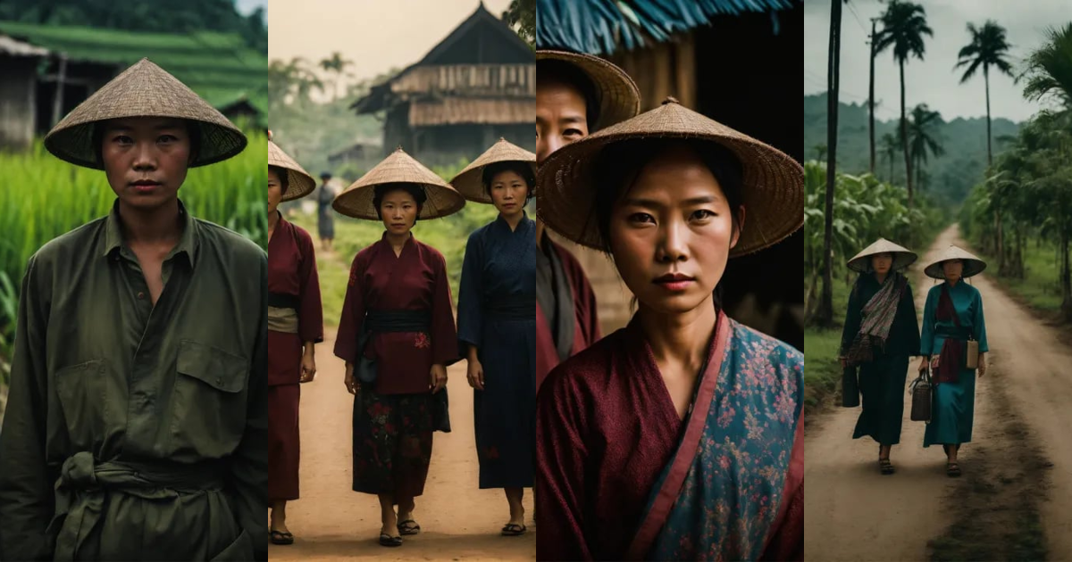 Lexica - Leica portrait of people, in the style of dark hues, rural ...