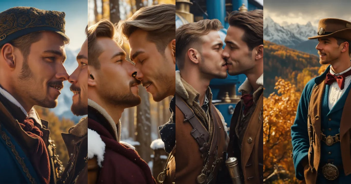 Lexica - Vintage, a beautiful slavic man in traditional slavic costume ...