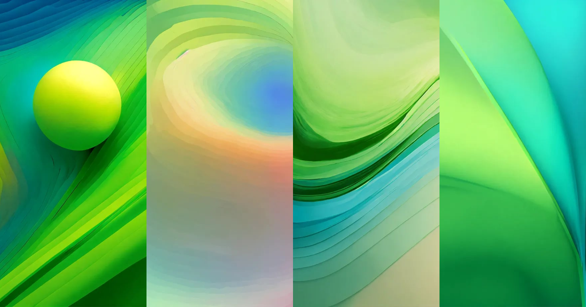 Lexica - Color on blank page, with gradients smoothly transitioning ...