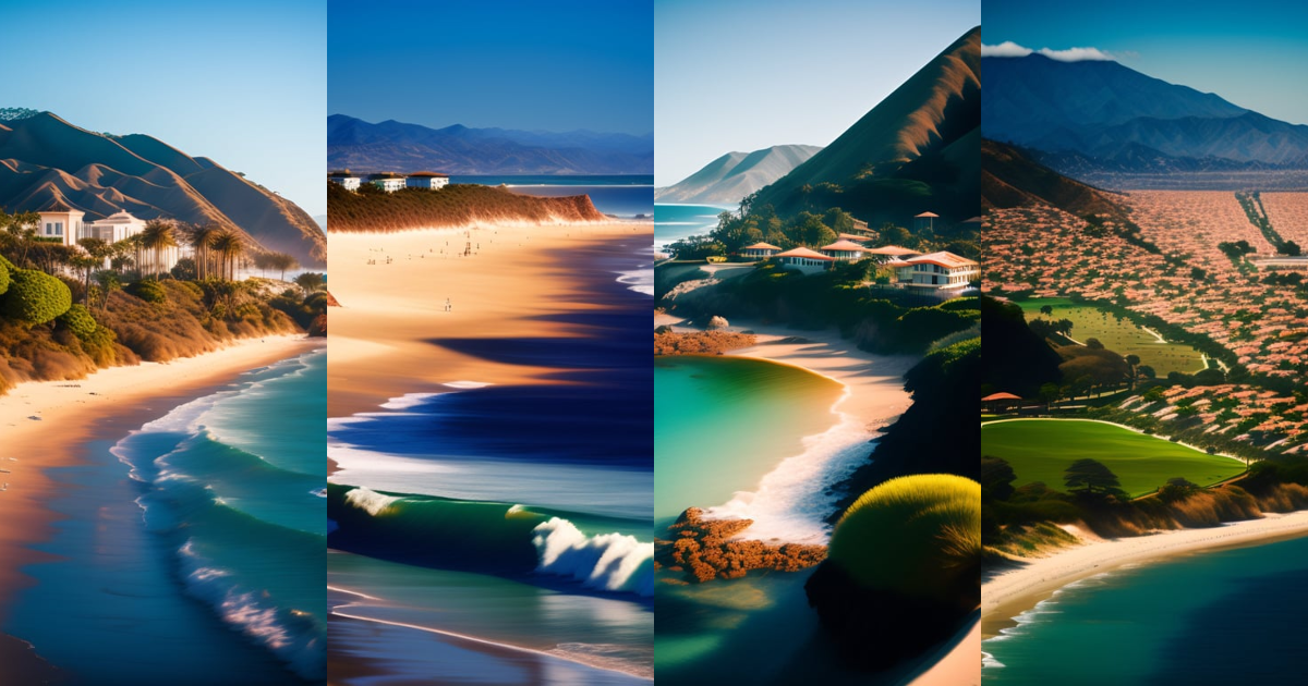 Lexica - Beautiful photograph of Santa Barbara taken on portra 400