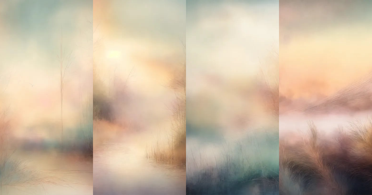 Lexica - Abstract art, hazy, mist, sketched lines floating in a ...