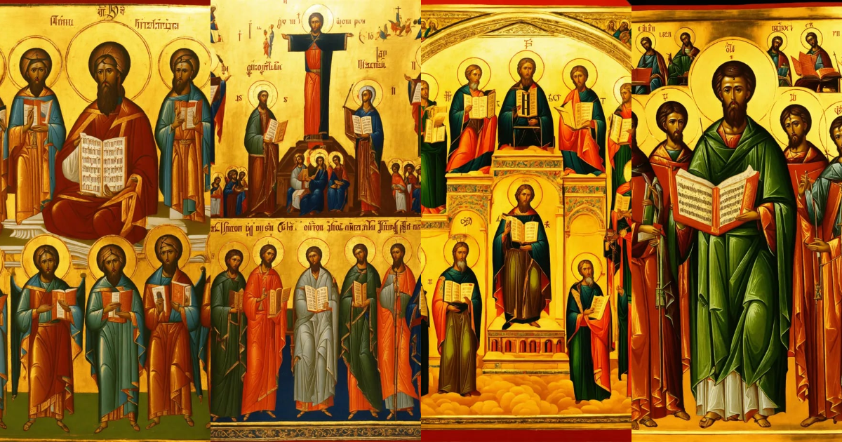 Lexica - Orthodox Choir singing in a cathedral . Leader with no hair ...