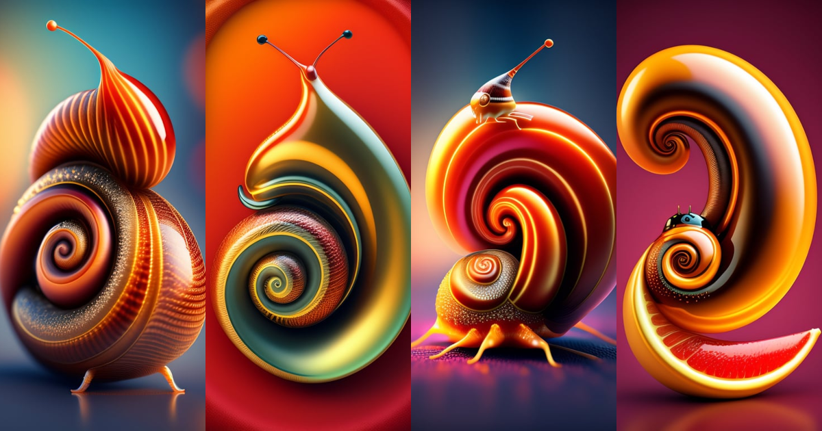 Lexica - A snail in a party, hyper detailed, ultra-sharp, octane render, 8 k, illustration ...