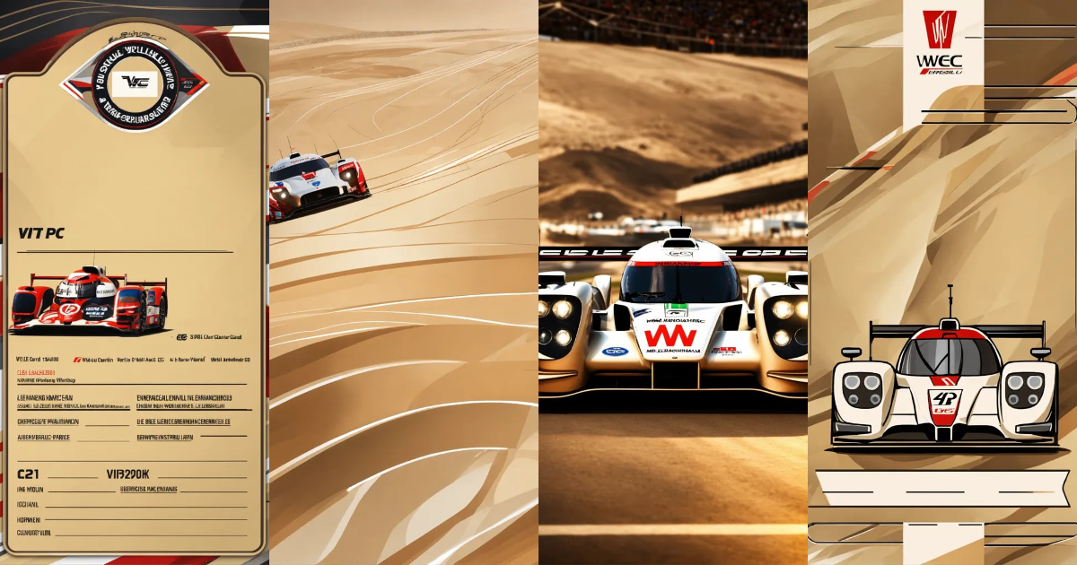 Lexica - WEC World endurance championship card VIP ID pass background ...