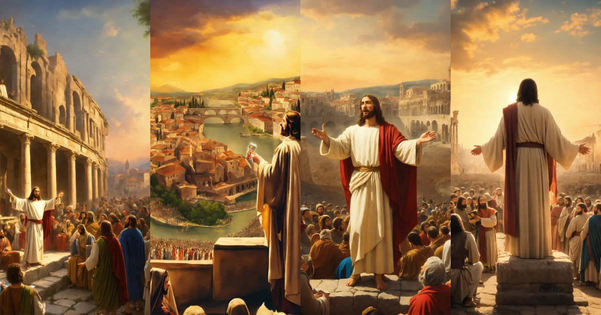 Lexica - Jesus christ spreading the word of god around the ancient ...