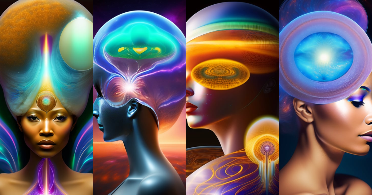 Lexica - Portrait of magas, an Alien humanoid species The magas have a ...