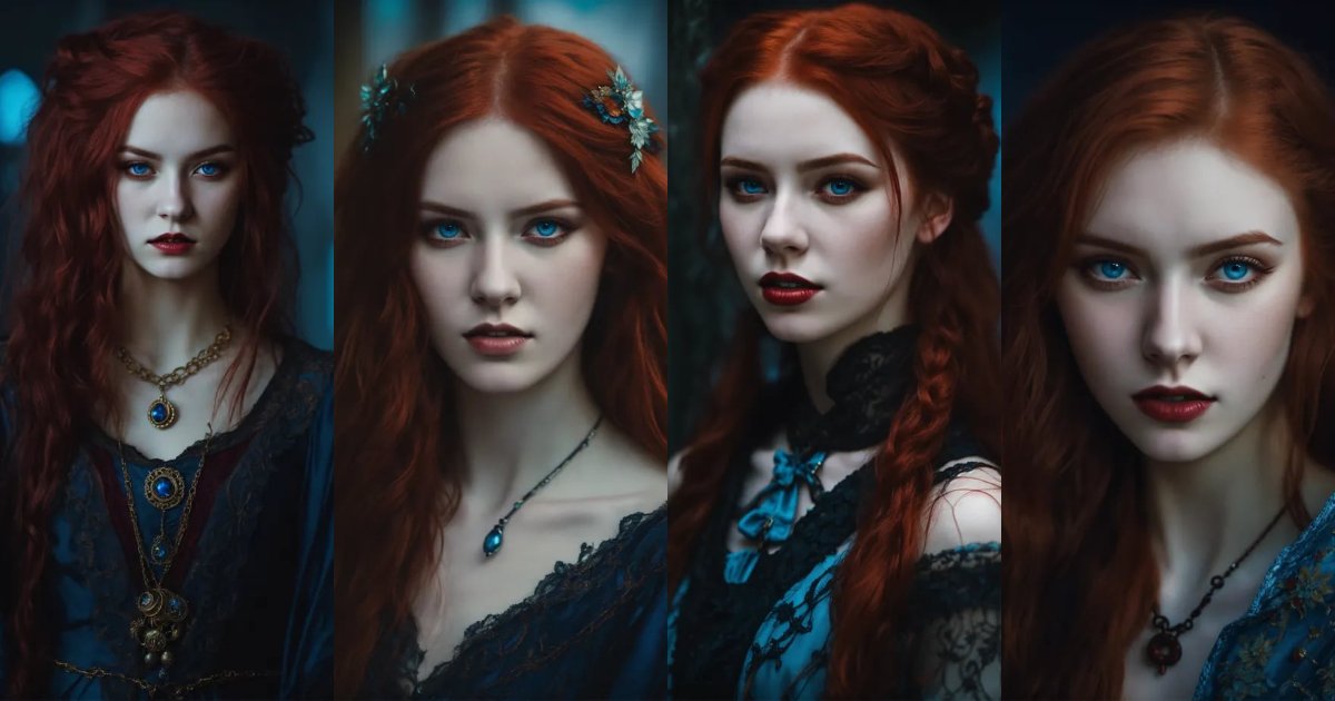 Lexica - Highly detailed portrait of russian 20-year-old woman, dark ...