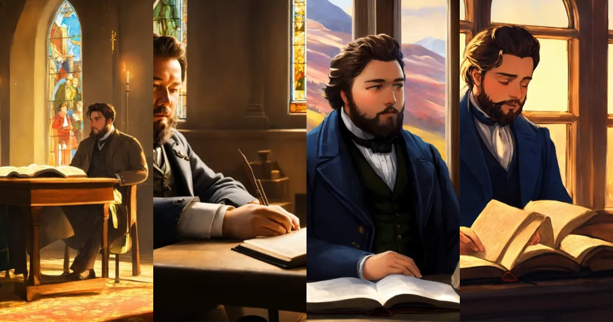 Lexica - Create a vivid illustration of Charles Spurgeon's conversion ...