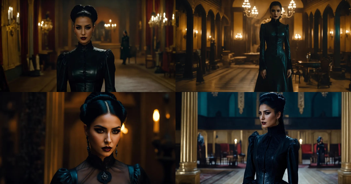 Lexica - Cinematic vampire underworld movie look, stunning arab woman ...