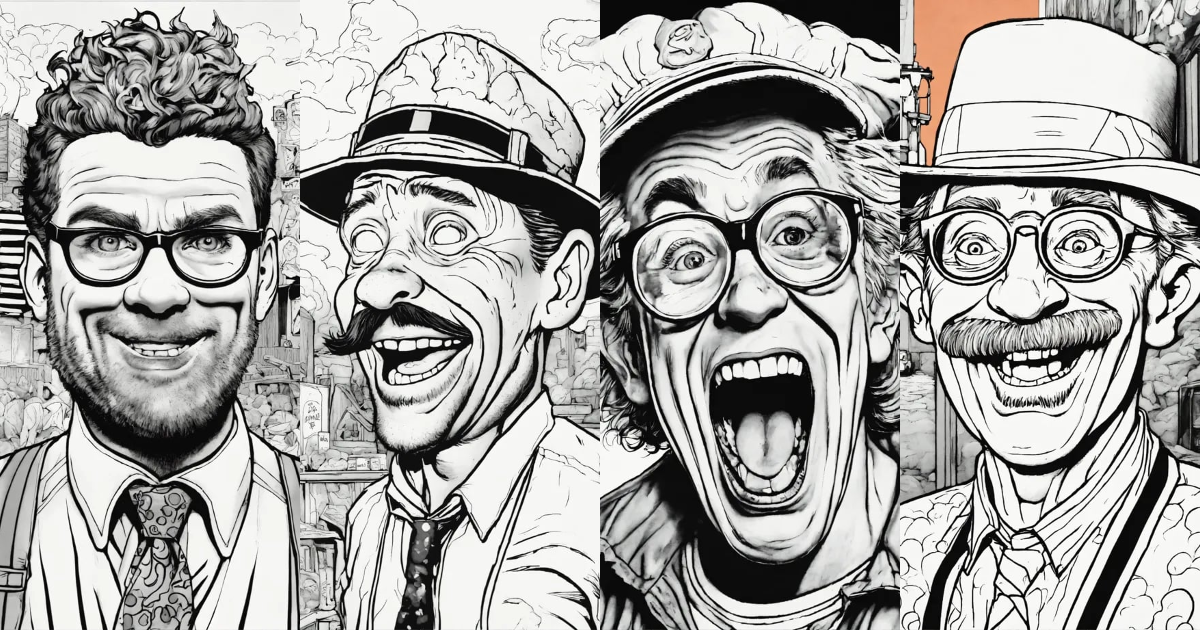 Lexica - Coloring page for adults, pop art, MAD Magazine Character ...