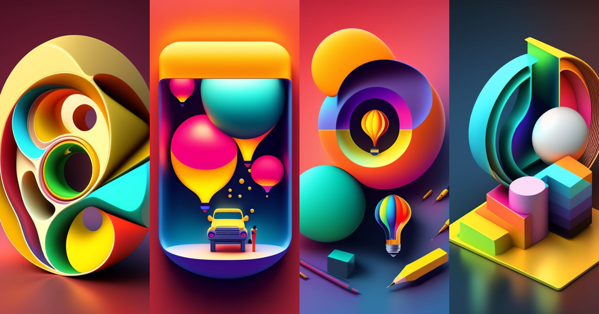 Lexica - Product design thinking 3d illustration