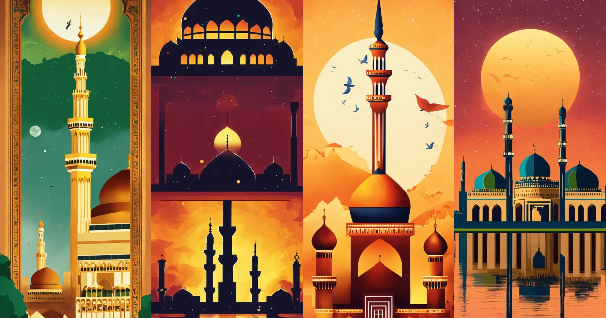Lexica - Create a beautiful madina vector pic