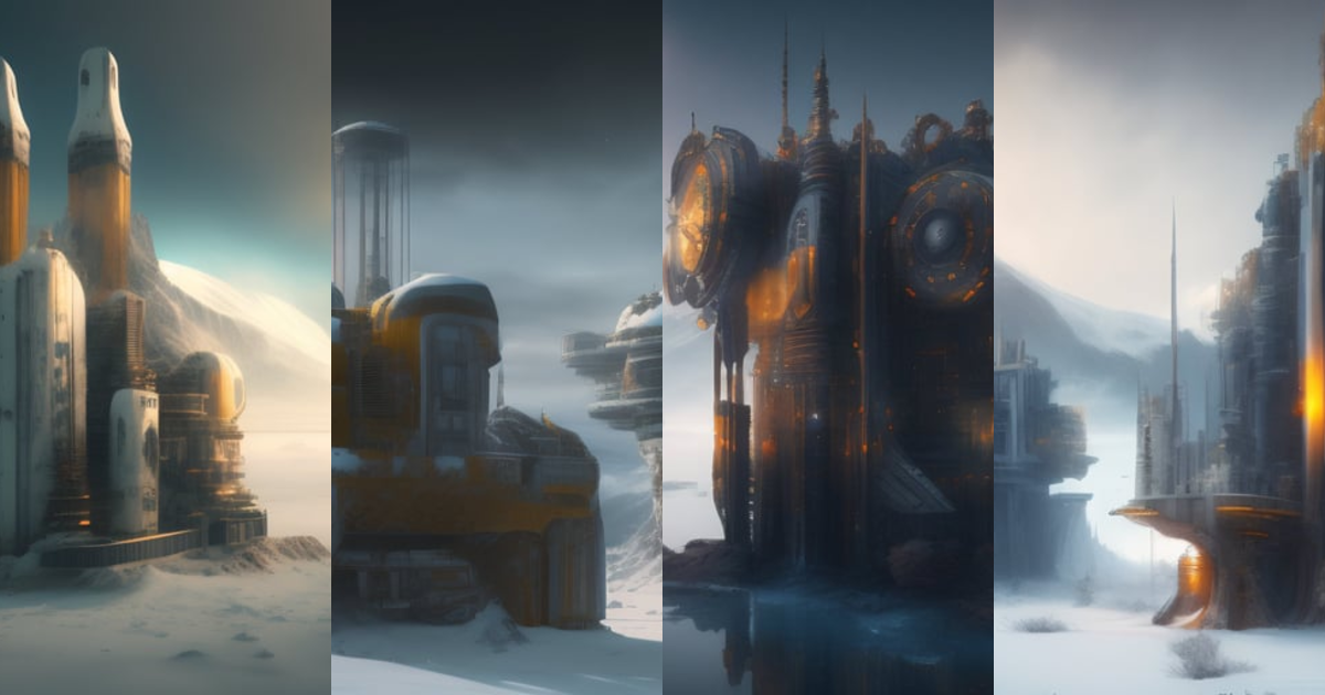 Lexica - Epic professional sci - fi digital art of a industrial ...