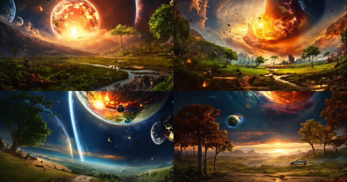 Lexica - Earth going through cycles of creation and destruction