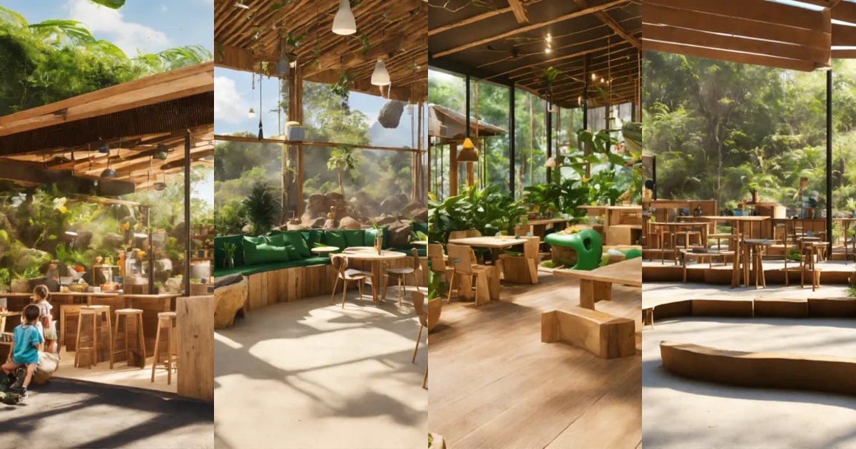 Lexica - Reptile and pet cafe, sectioned off into rainforest section ...