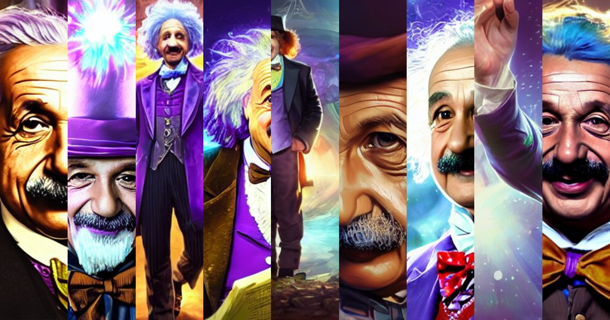 Lexica - Portrait of albert einstein as willy wonka, league of legends ...