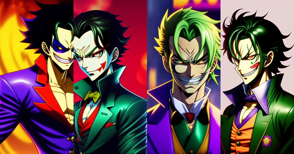 Lexica - Joker as a character from one piece manga
