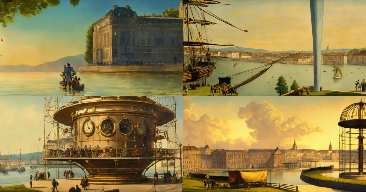 Lexica - A chrononaut device appears in Geneva in 1750, summertime ...