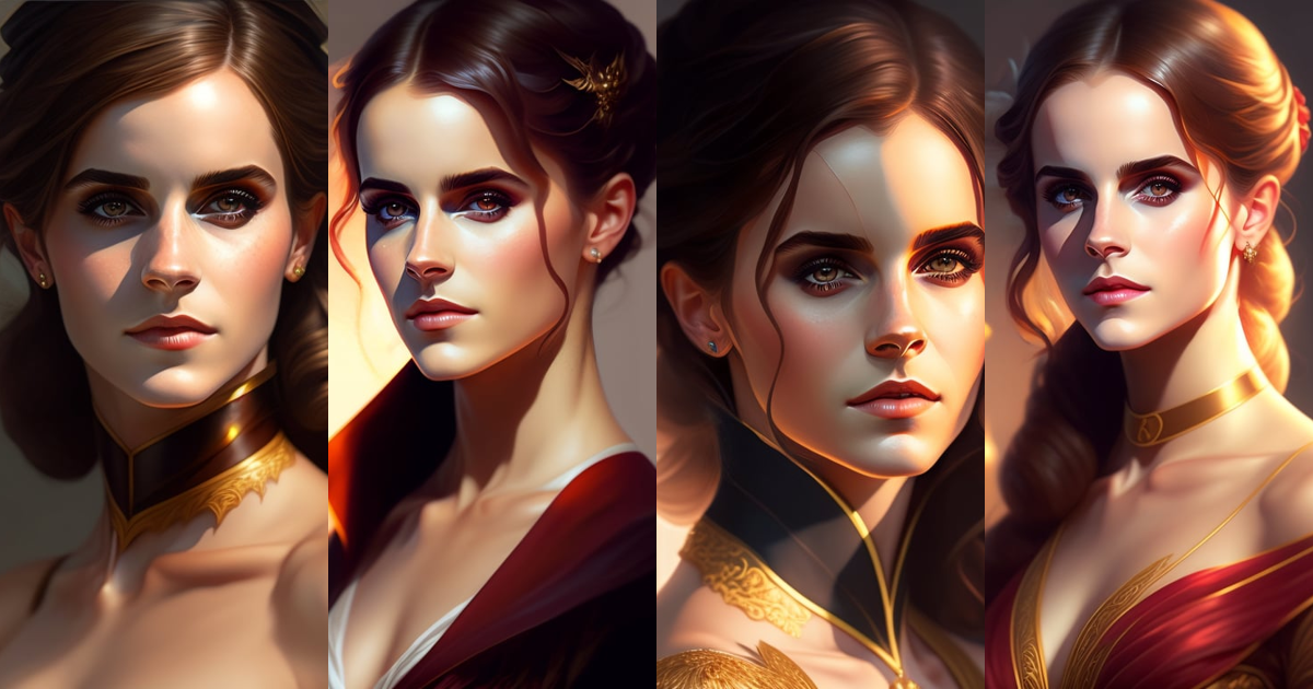 Lexica - Evil demon emma watson, intricate, elegant, highly detailed ...