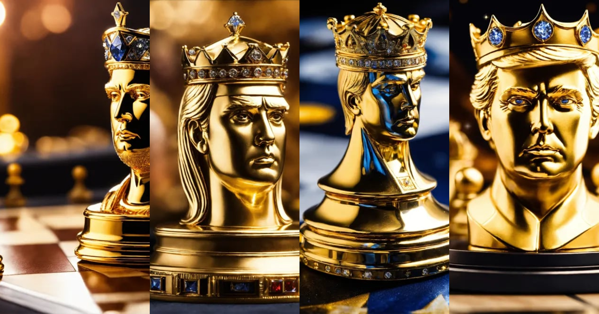 Lexica - Donald trump as Solar King As the pinnacle of celestial chess ...