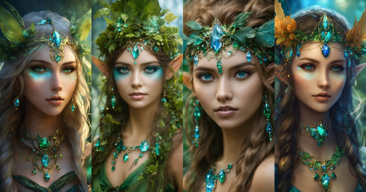 Lexica - These elves are of otherworldly beauty, with their fair ...