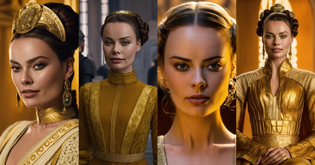 Lexica - Margot Robbie as Padme Amidala