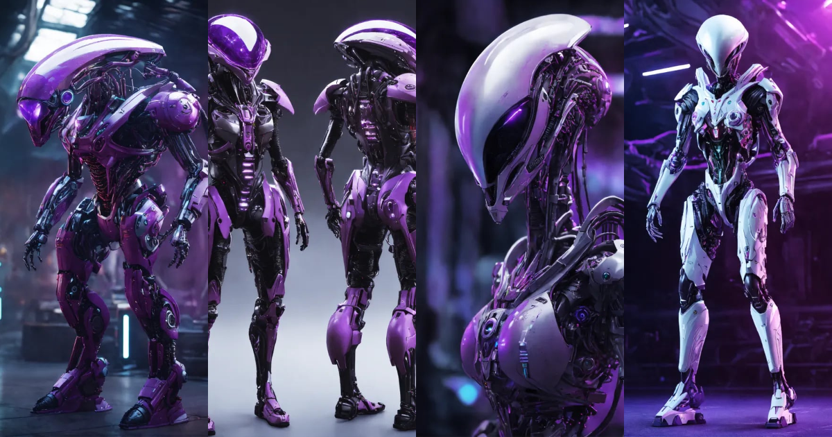 Lexica - Alien biomechanic, full body cinematic style digital art ...