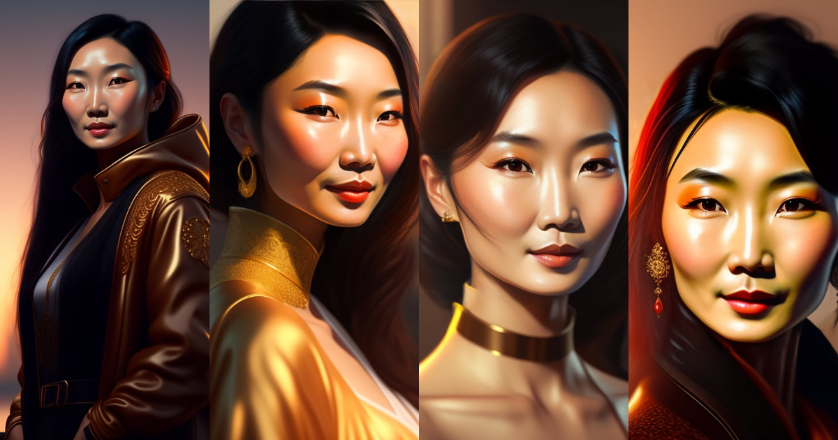 Lexica - Portrait of an Asian girl, beatiful, cute, face of Maggie ...