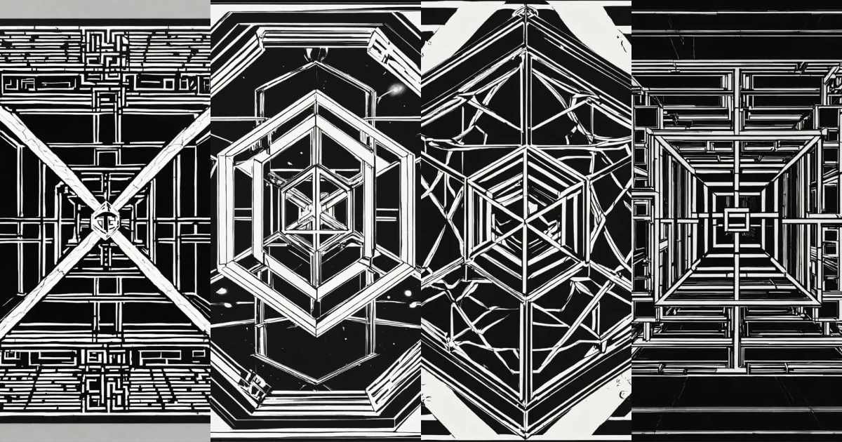 Lexica - Taoist tesseract perspective tesseract hypercube symbol ...