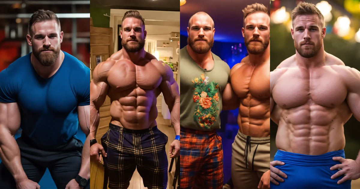 Lexica - 30-year-old Scottish man with big muscles, big bodybuilder ...