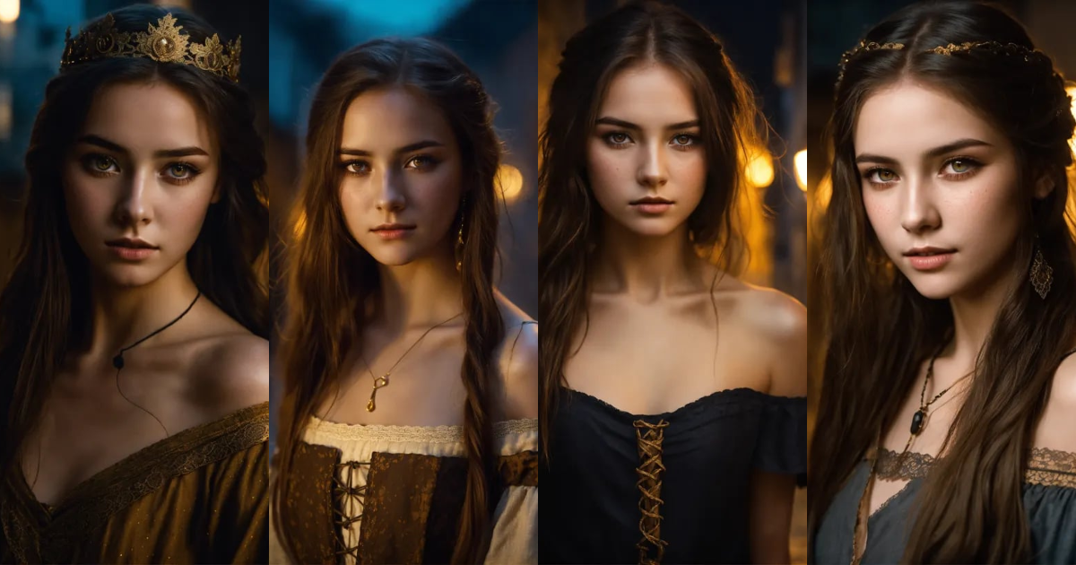 Lexica - Portrait, goddess of beauty, childish, highly attractive 14 ...