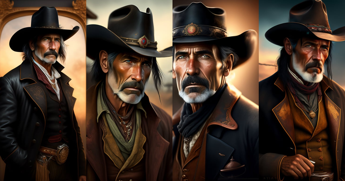 Lexica - Ugly shabby, beggar poor american gambler cowboy 45 years old ...