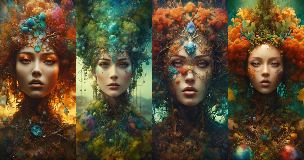 Lexica - Molecular abstraction, gaia, photographic emulsion, surreal ...