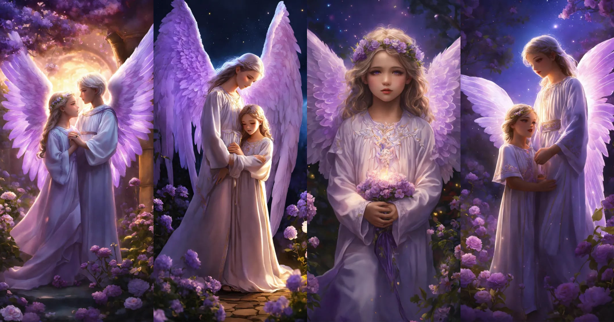 Lexica - 2 Guardian Angels, one is a boy and the other angel is a 7 ...