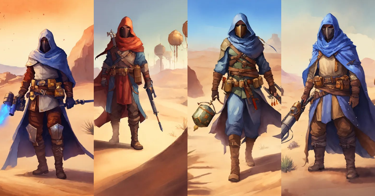 Lexica - Fantasy medieval desert assassin with bombs, game icon ...