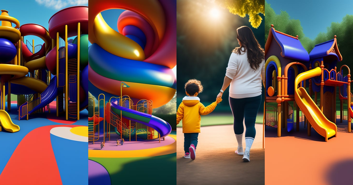 Lexica - Inclusive playground with kids and parents