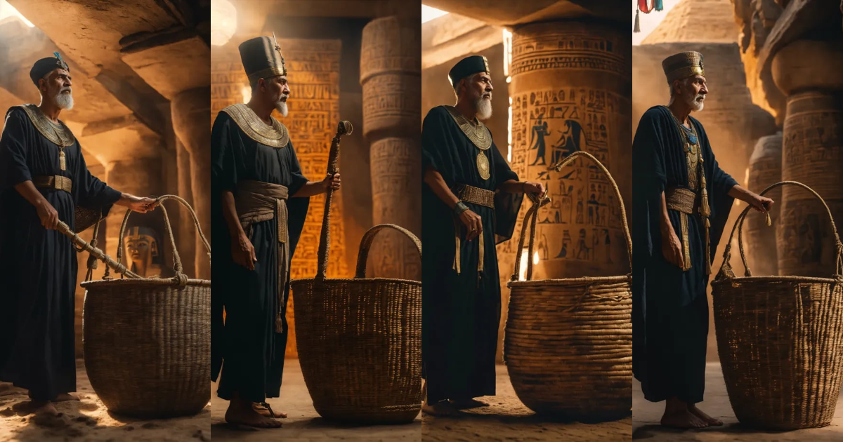 Lexica - An epic fantasy scene in ancient Egypt featuring an old ...