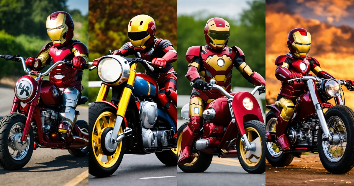 Lexica - Midget Ironman on a motorcycle