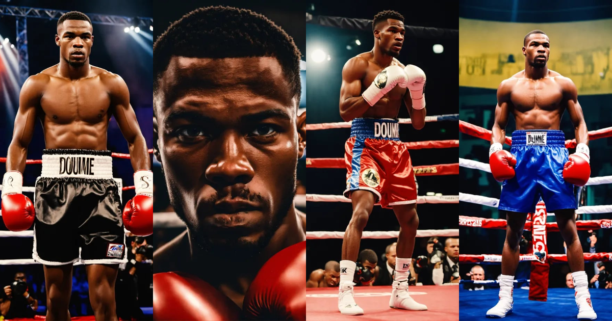 Lexica - Picture of the boxer Cedric doumbe in a ring